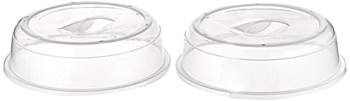 Panasonic Oven with Cyclonic Wave Inverter Technology, 1250W, 2.2 cu.ft. Countertop Microwave (Stainless Steel/Silver), Stainless & Nordic Ware Splatter Microwave Cover, 10-Inch (Pack of 2), Clear