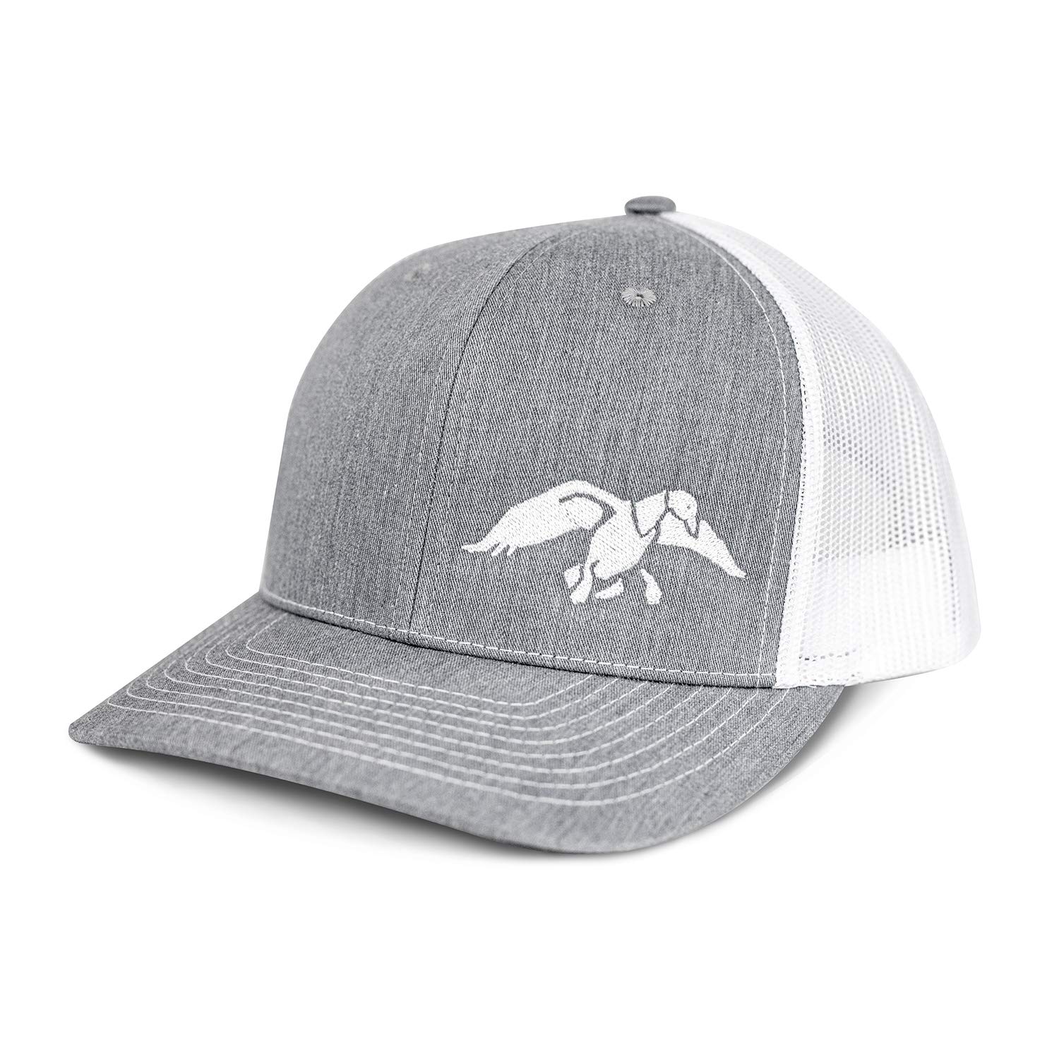 DUCK COMMANDER Standard Snapback Hat, Black/White, 7"-7 3/4"