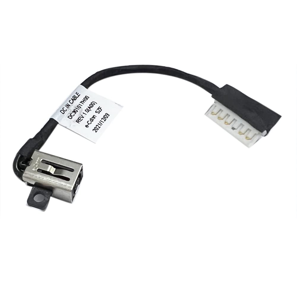 GinTai DC Jack Power Cable Plug in Charging Port Cable Connector Socket with Wire for Dell INSPIRON 15 3510 3511 I5-1135G7 3515 3510 3520 3521 3525 GDM50 87GX7 DC301017H00 231X7 0231X7 DC301018100