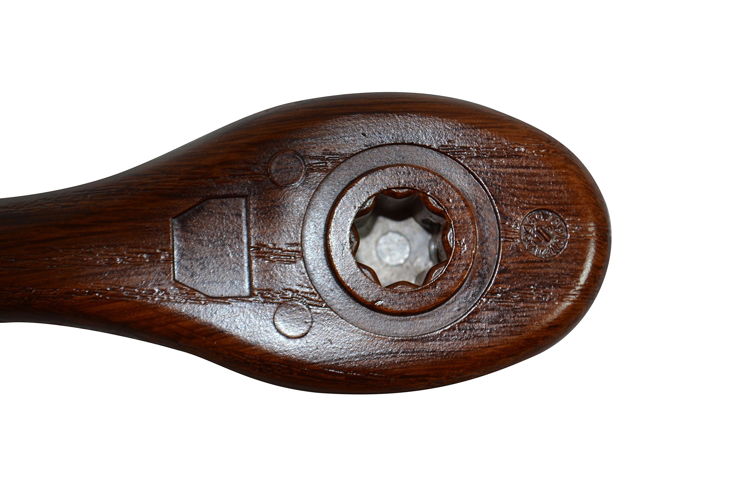 Furniture Rehab Lever Style Recliner Handle with Mahogany Finish fits Lazy Boy Star Hole for Tube