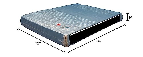 Strobel Organic Double Wall Leak Proof Patented Hydro-Support 501 Waterbed Mattress 1 Layer Waveless King