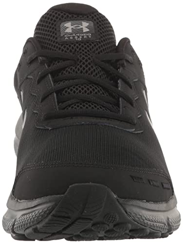 Under Armour Men's Charged Assert 10 Camo Running Shoe, (001) Black/Black/Pitch Gray, 11