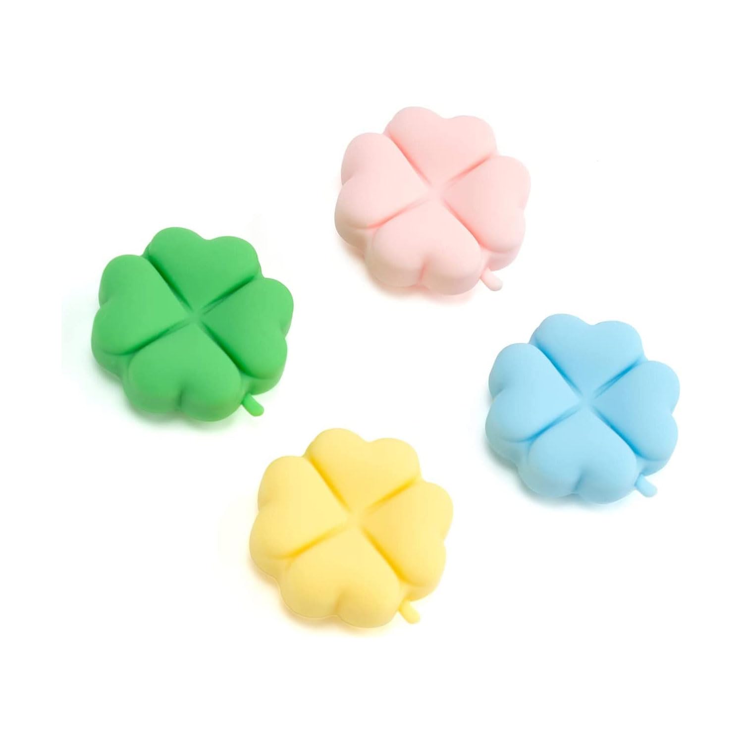 GeekShare Cute Silicone Joycon Thumb Grip Caps, Joystick Cover Compatible with Nintendo Switch/OLED/Switch Lite,4PCS - Lucky Clover