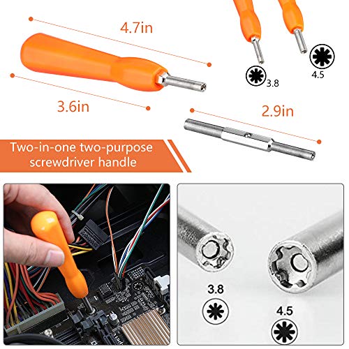Vastar 17Pcs Triwing Screwdriver Set for Nintendo - Full Professional Screwdriver Bit Repair Tool Kit with S2 Steel for Nintendo New 3DS/2DS XL/NES/SNES Classic (2017)/Nintendo NDS/NDS