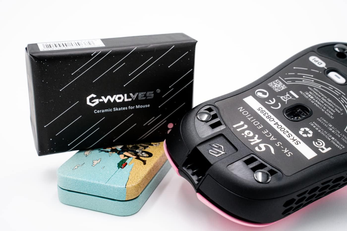 G-Wolves Gaming Mouse (Ceramic Skates)