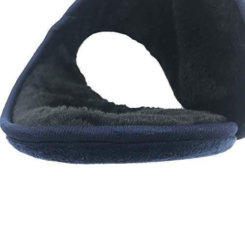 HBlorecer Ear Warmers/Earmuffs 2 pcs Soft Plush Fleece Outdoor Ear Covers Cold Winter Ear Muffs for Men & Women