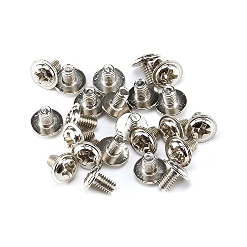 Kigauru Screw 100Pcs M3 Screw M3X5/6/8/10/12/16/20mm PC Case Hard Drive Precision Hex Screws for Computer Floppy DVD ROM Motherboard (Length : 12mm, Size : PM3)