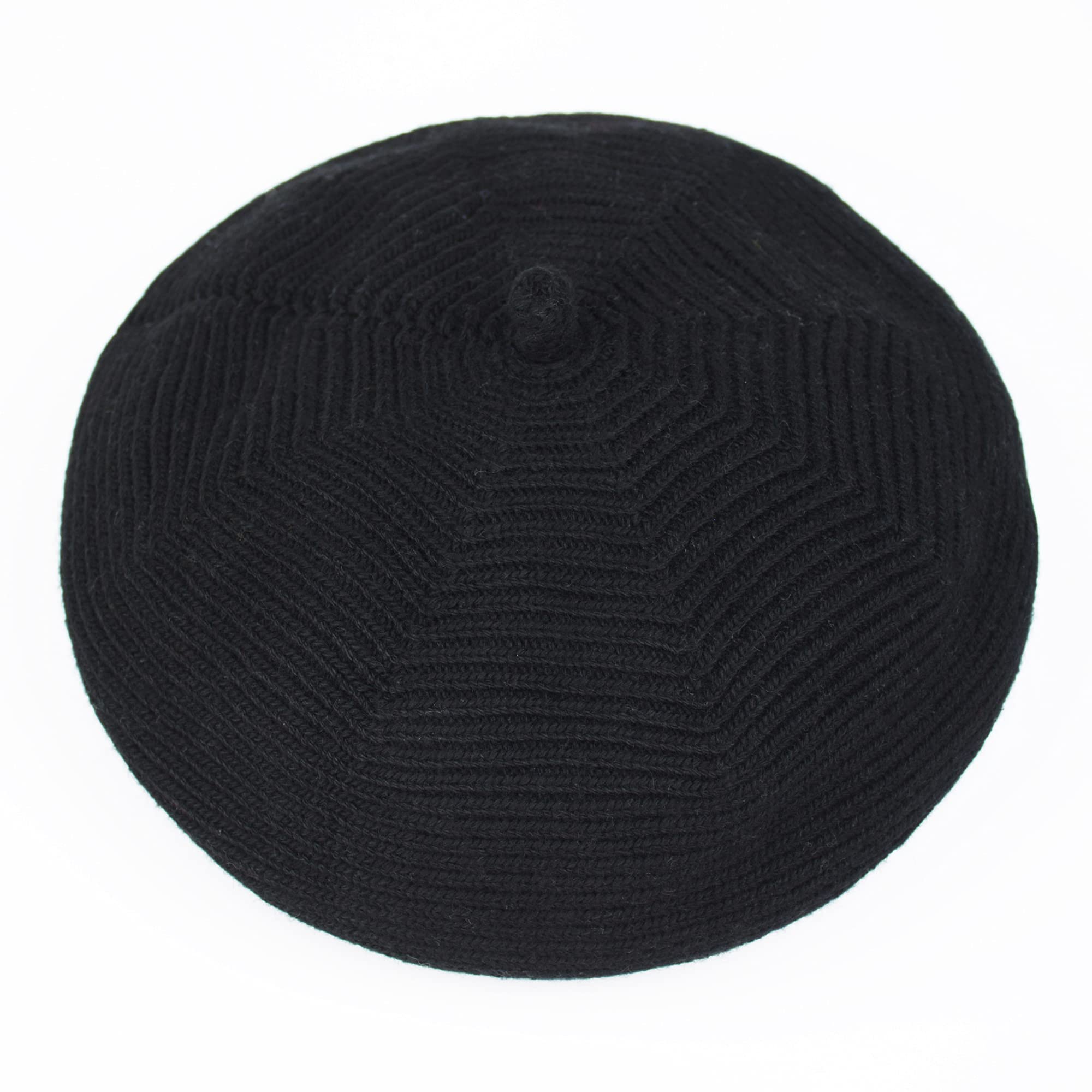 French Style Beret Hats for Women Knit Artist Hats Classic Solid Color Warm Beanie Hat