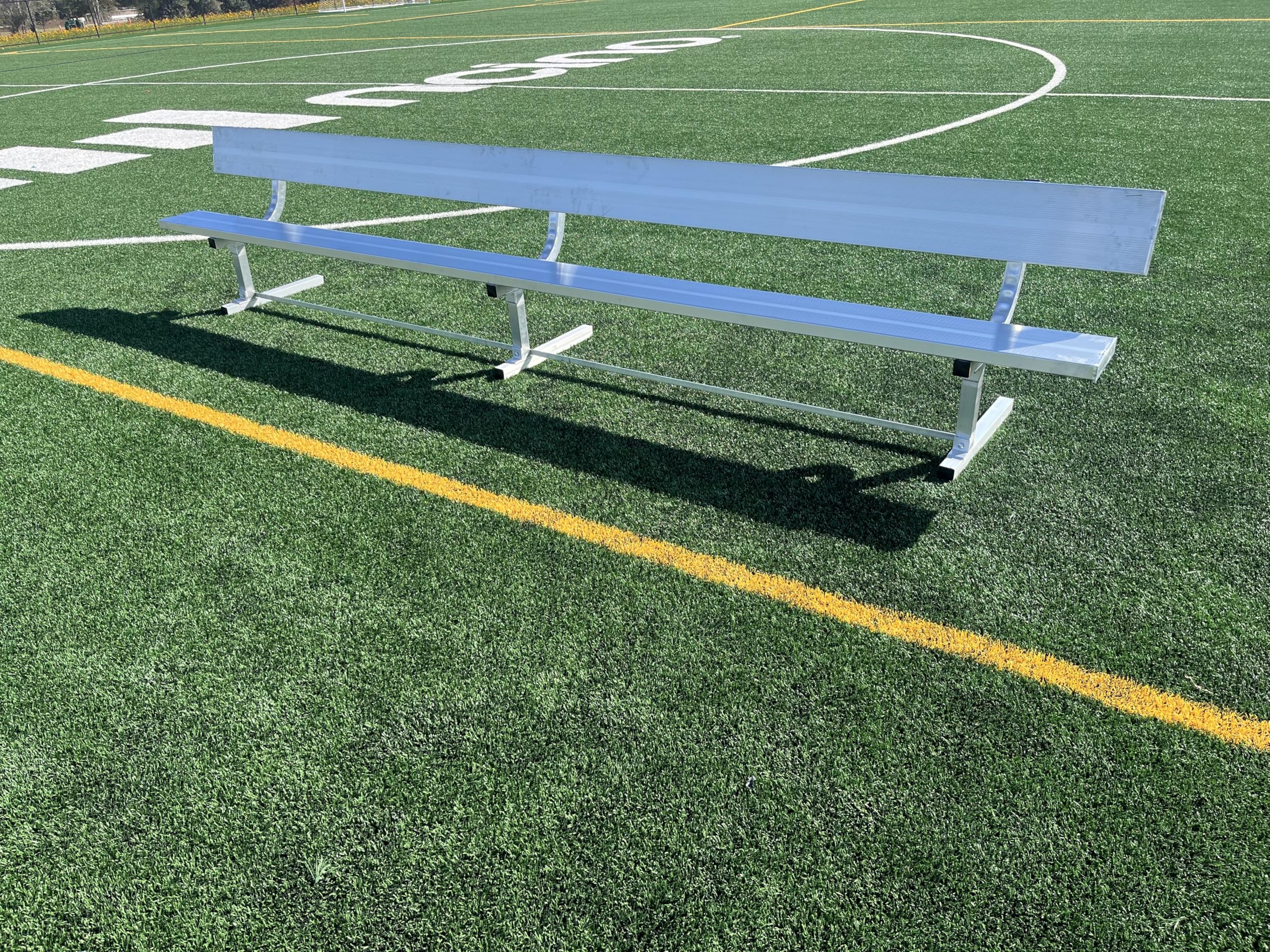 PEVO Team Bench with Backrest - 15'