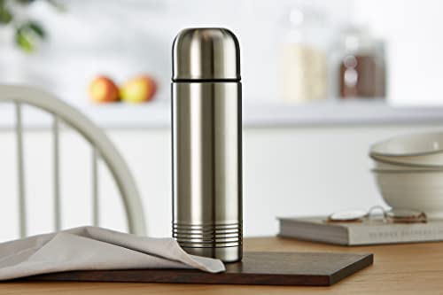 Emsa Insulated, 0.7 L Vacuum Flask Senator 23.7oz. from Stainless Steel, 700 ml, Silver