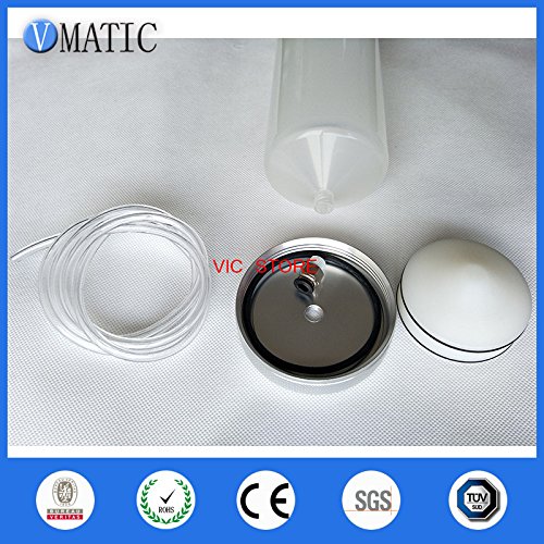 Quality 500Cc 500Ml Luer Lock Tip Plastic Dispenser Dispensing Syringe Barrel With Piston & Adapter Set