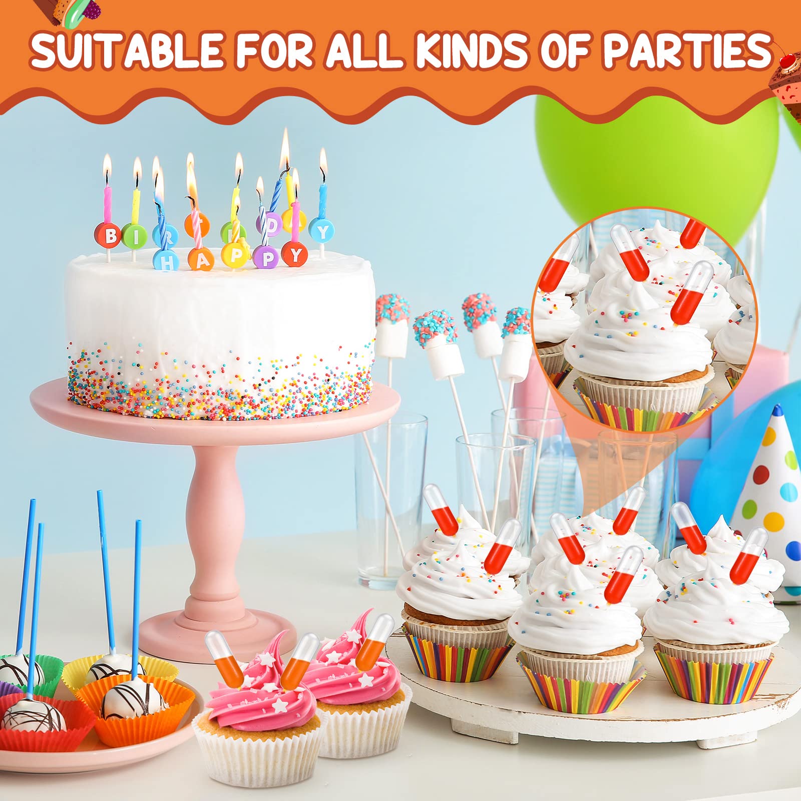 Kingdder 1000 Pcs 4 ml Cupcake Pipettes Squeeze Transfer Dropper Disposable Dropper Pipettes Plastic Transfer Pipettes Liquor Infuser for Cupcakes Chocolate Dessert Ice Cream