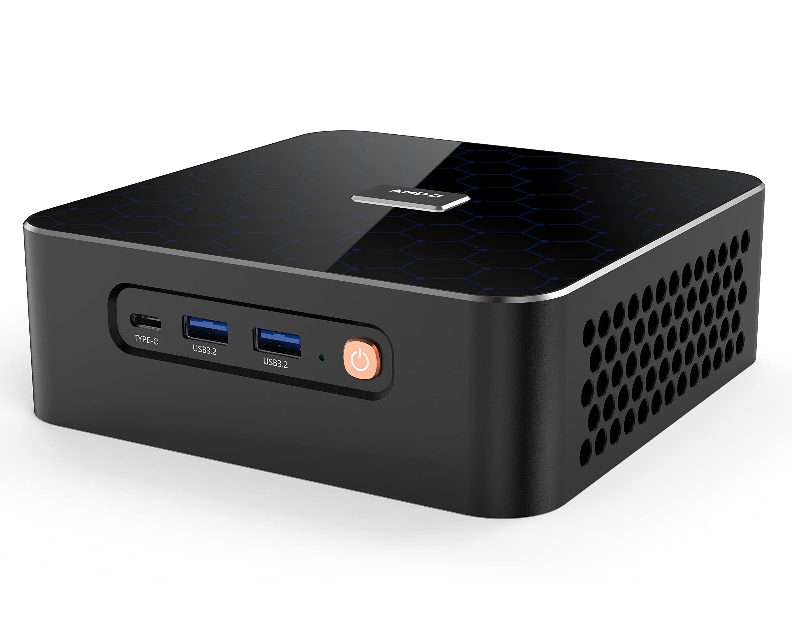 KINGDEL K18 Mini PC Gaming Computer AMD Ryzen 9 6900HX CPU 16GB DDR5 RAM 1TB M.2 PCIe4.0 SSD Mirco PC 680M Graphics 8K@60hz Output Triple Display W-11 Pro 2xLAN(Dual 2500M)