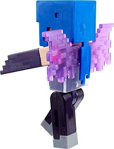 Mattel Minecraft Creator Series Spooky Wings Figure, Collectible Building Toy, 3.25-inch Action Figure with Accessories, Gift for Ages 6 Years & Older