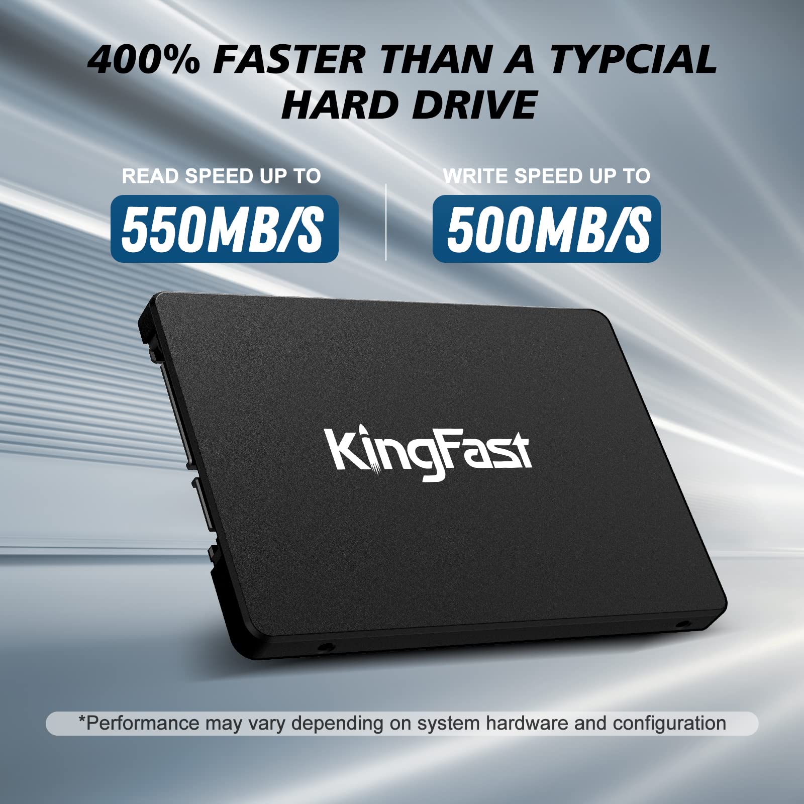 KingFast 960GB SSD SATA III 6 Gb/s 2.5 Inch SSD Internal Hard Drive SSD Up to 560 MB/s Compatible with Laptop & PC Desktop