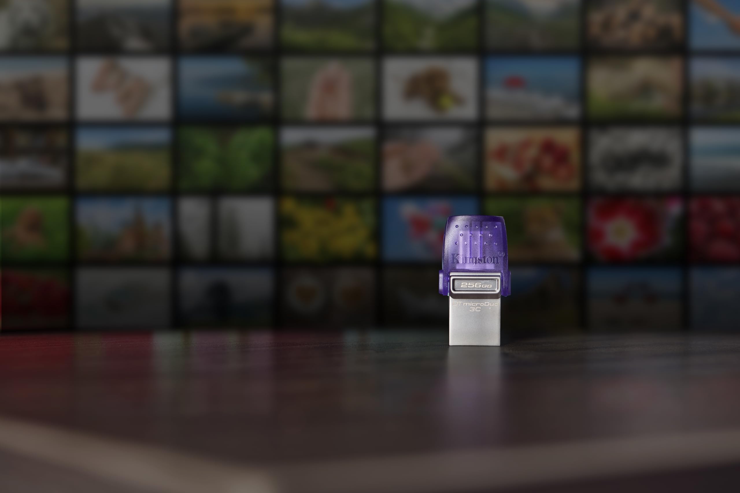 Kingston DataTraveler microDuo 3C 256GB USB-C & USB-A Flash Drive | Speeds up to 200 MB/s | USB 3.2 Gen 1 | Duo Connector | DTDUO3CG3/256GB