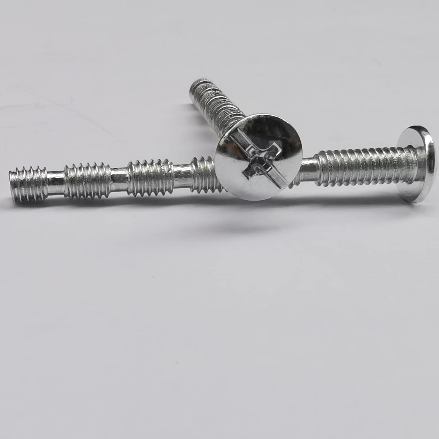 Truss Head Break Away Screws, Imperial 8-32 Thread x 1-3/4", 80-Pcs/11ounces Long Slub Bolts for Cabinet Drawer and Door Handles and Knobs,Long Slub Machine Phillips Screws