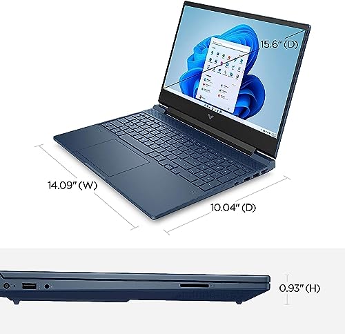 HP - Victus 15.6" Full HD 144Hz Gaming Laptop - Intel Core i5-13420H - 8GB Memory - NVIDIA GeForce RTX 3050-512GB SSD - Performance Blue