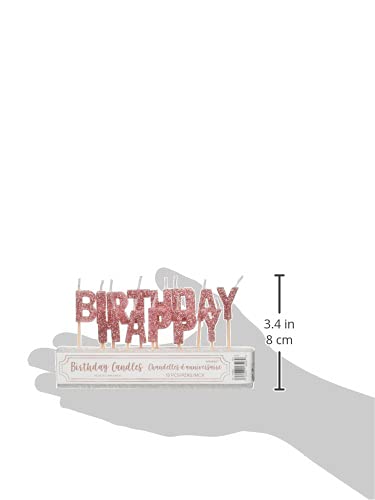 Pick Candles (3") - Perfect for Birthdays & Special Occasions, Birthday, Blush, Pack of 13