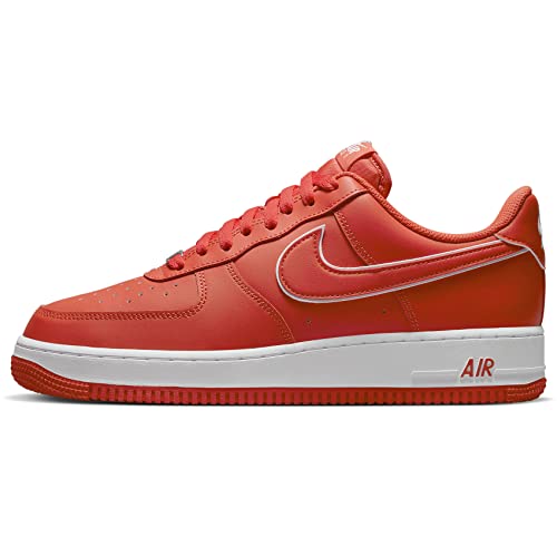 Nike Air Force 1 '07 Men's Shoes (Picante Red/White/Picante Red, us_Footwear_Size_System, Adult, Men, Numeric, Medium, Numeric_7_Point_5)