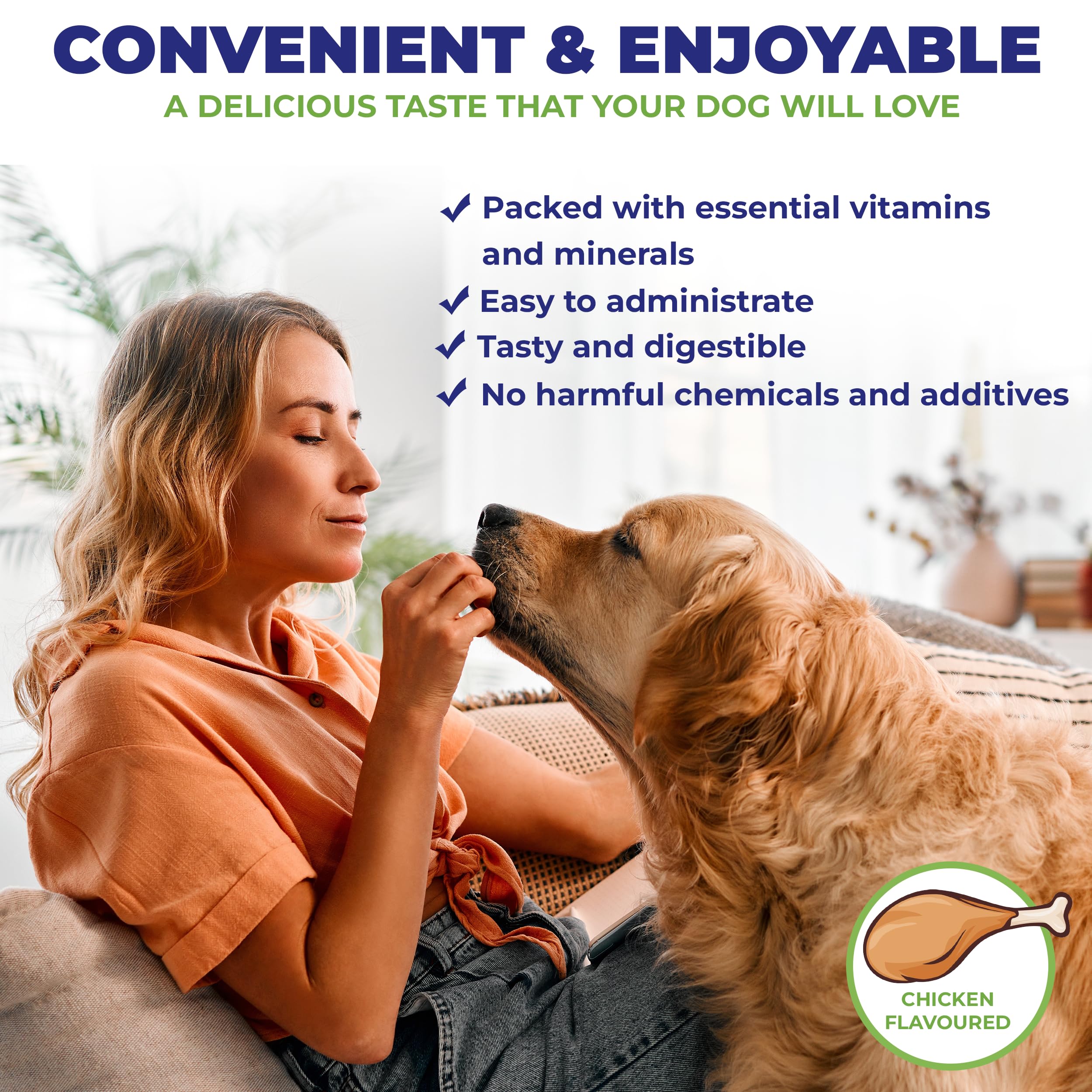 PregnaPaws Dog Pre-Natal & Post-Natal Supplement - Essential Nutrients for Pregnant & Nursing Dogs (Prenatal Vitamins)