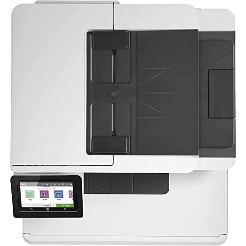 HP Color Laserjet Pro Multifunction M479fdw Wireless Laser Printer for Business, White - Print Scan Copy Fax - 28 ppm, 600x600 dpi, Auto 2-Sided Printing, 50-Sheet ADF, Ethernet, Cbmou Printer_Cable