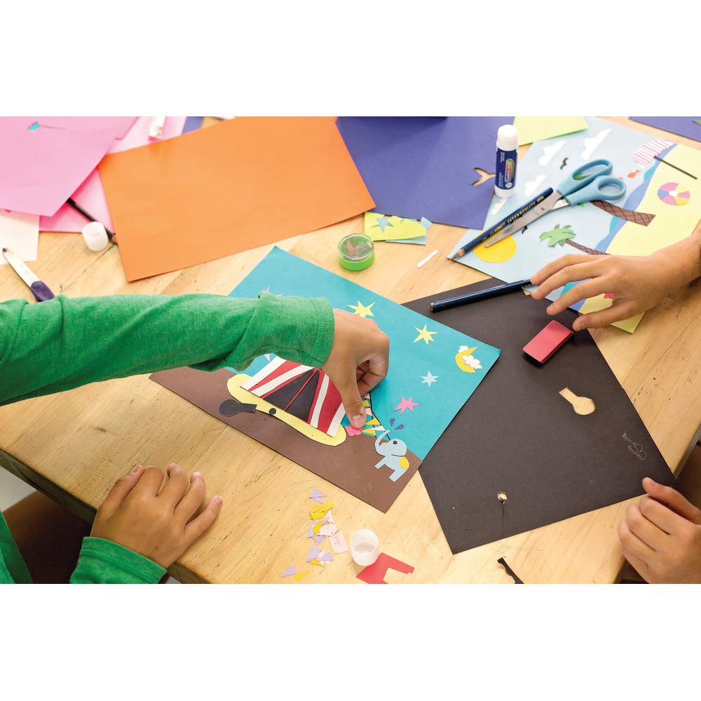 Pacon 103028 Tru-Ray Construction Paper, 76 lbs., 9 x 12, Slate, 50 Sheets/Pack