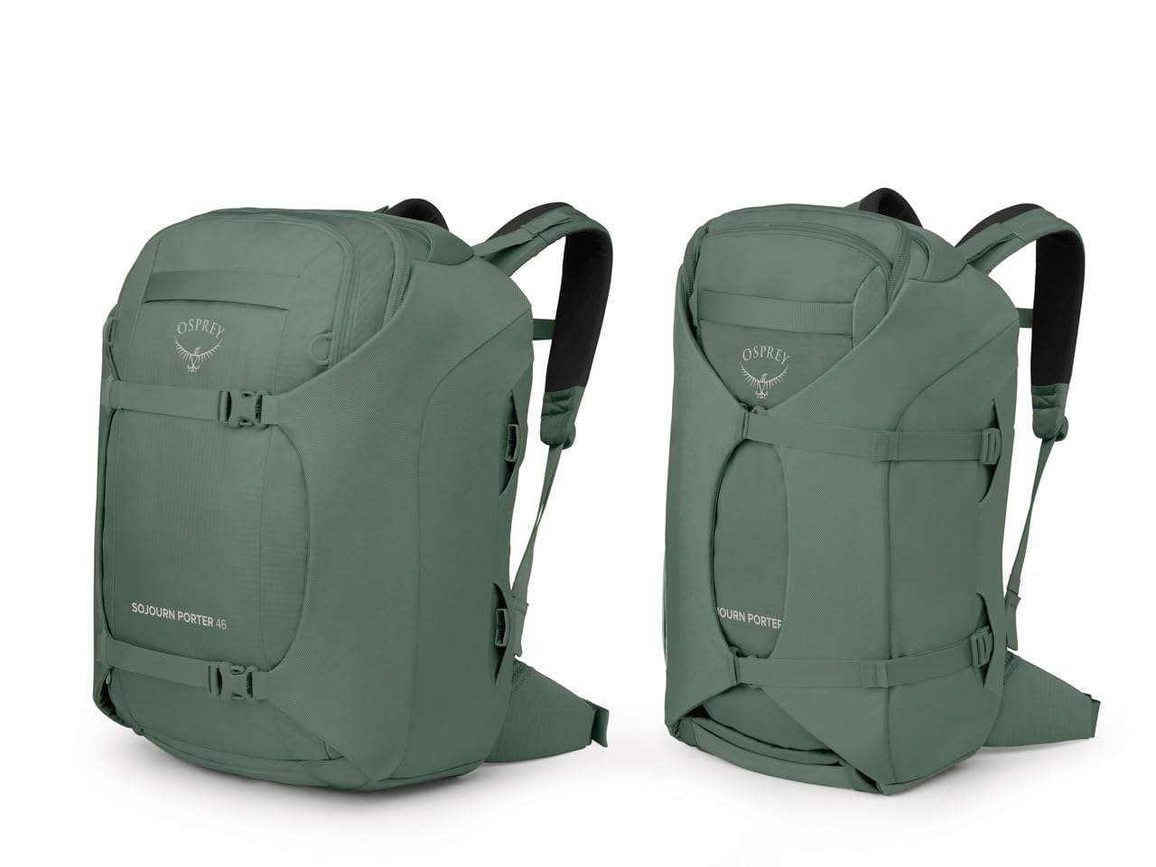 Osprey Sojourn Porter 46L Travel Backpack, Koseret Green, One Size