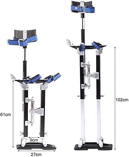 GUABI Drywall Stilt, Aluminum Tool Stilts 24" to 40" Adjustable Inch Drywall Stilt, Builders Drywall Plastering Stilts Paint Painter Tool