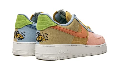 Nike Men's Air Force 1 Shoe, Sanded Gold/Hot Curry-wheat Gr, 9