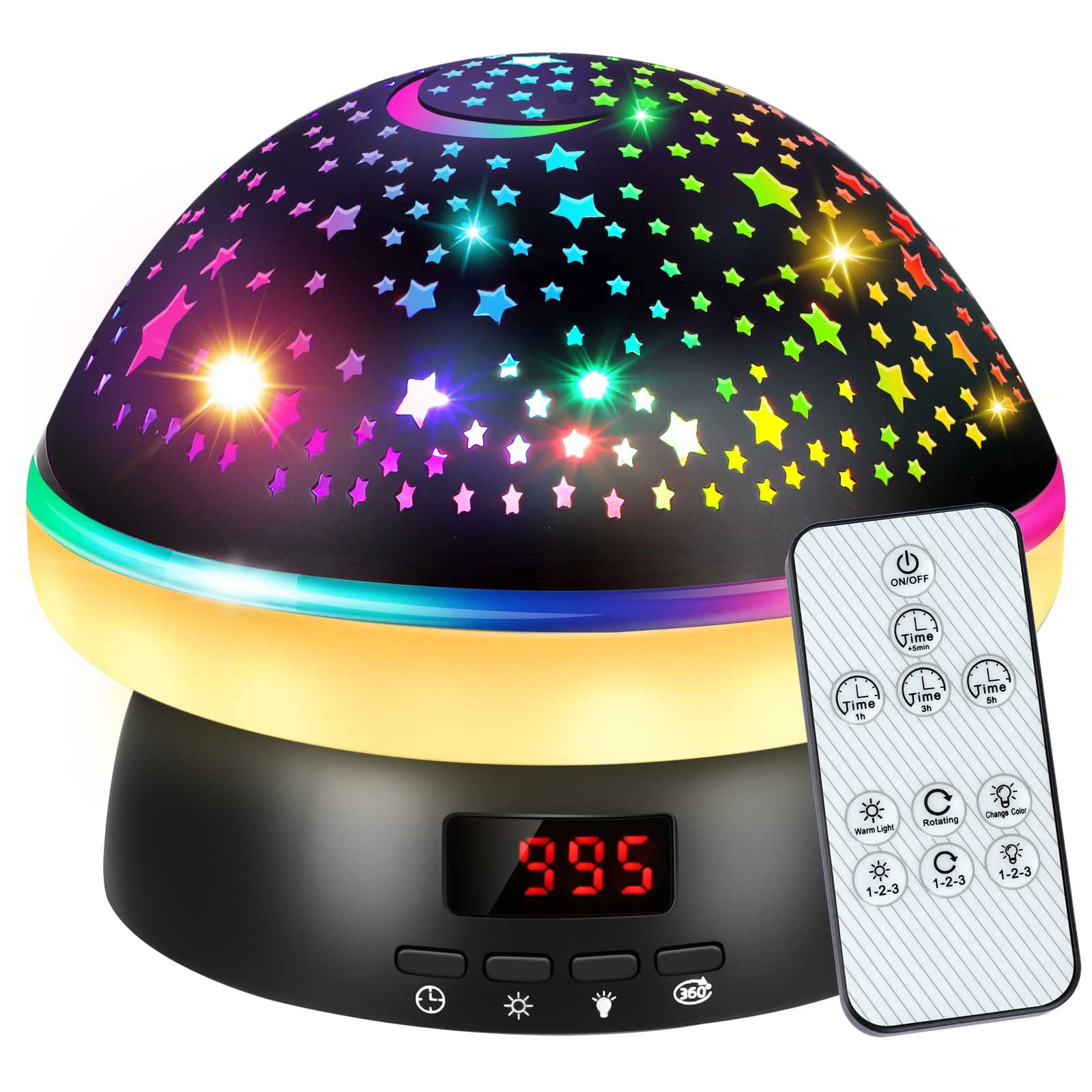 VAV Toys for 3-8 Year Old Boys, Star Projector Night Light for Kids with Remote Control Timer, Christmas Birthday Xmas Gifts for 3-10 Year Old Boys Girls