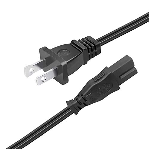 UL Listed 8.2ft Polarized Power Cord Replacement for Bose Wave Soundtouch Music System IV 4 III 3 Radio CD-2000 AWR1-1W CD-3000 2 Prong AC Power Cord Cable