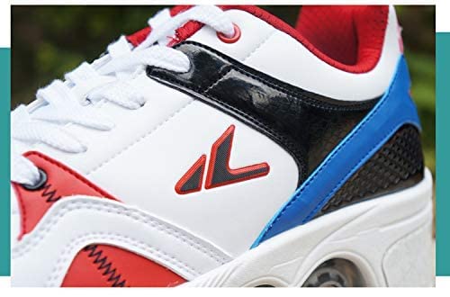 sanheng fire Deformation Parkour Shoes Four Rounds of Running Shoes Roller Skates