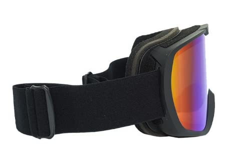Feilx Ski Goggles, Ski Goggles with Ventilation Holes & Adjustable Elastic Band, Snow Goggles Anti-Fog Snowboarding Goggles for Men Women (Color : B)