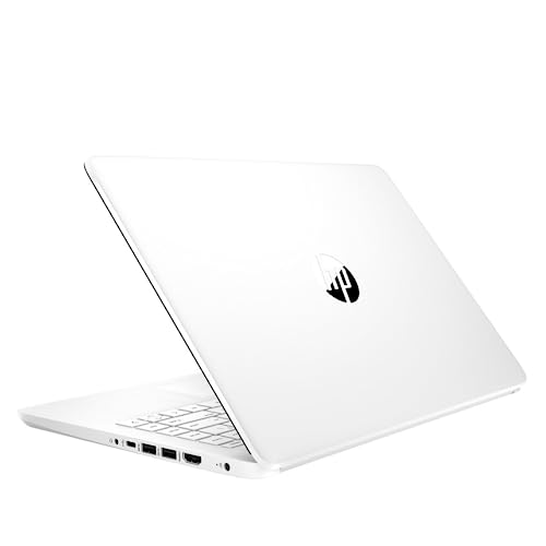 HP Latest Stream 14" HD Laptop, Intel Celeron Processor, 8GB Memory, 64GB eMMC Storage, Fast Charge, HDMI, Up to 11 Hours Long Battery Life, Office 365 1-Year, Win 11 S, Microfiber Bundle, White