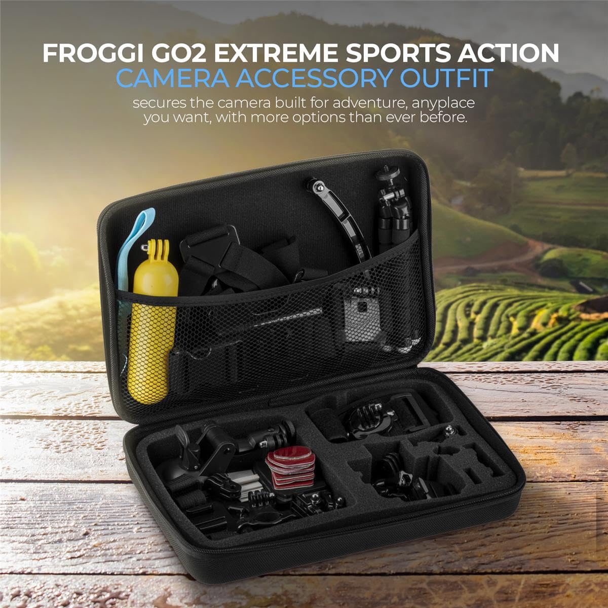 GoPro HERO11 Black Waterproof Action Camera Sport Bundle with 64GB Memory Card, Extreme Sport Action Camera Accessory Set