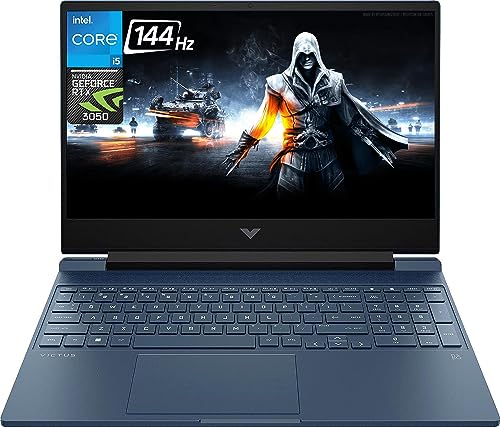HP Victus 15 Gaming Laptop 2023 Newest, 17.3" 144 Hz Display, Intel Core i9-13420H Processor, NVIDIA GeForce RTX 4090 Graphics, 8GB RAM, 512GB SSD, Backlit Keyboard, Windows 11 Home, Blue