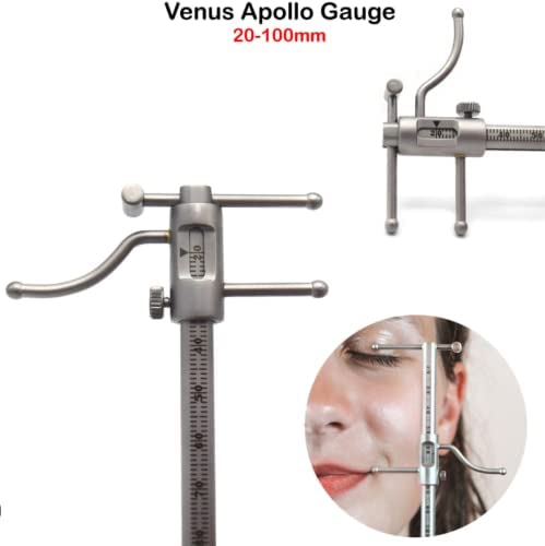 MEDSPO Professional Dental Orthodontic Gauge | Bracket Height Moveable Adjustable Locator | Positioning Measuring | Dentist Lab Measuring Instruments (Dental Venus Apollo Gauge)
