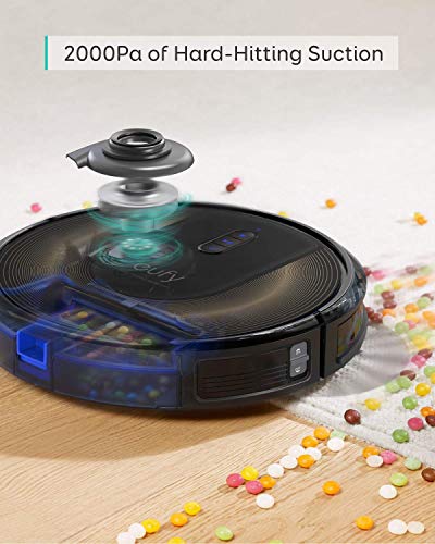 eufy by Anker, RoboVac G30 Edge, Robot Vacuum with Smart Dynamic Navigation 2.0, 2000Pa Suction, Wi-Fi, Boundary Strips, for Carpets and Hard Floors. (Renewed)