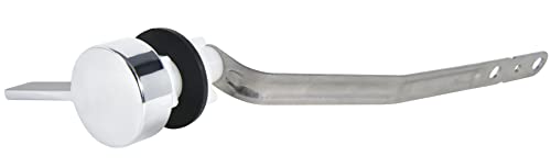 Toilet Flush Lever Handle Replacement, Universal Side Mount Toilet Tank Flush Lever Fit for Kohler Trip Lever, Polished Chrome (Side Mount)