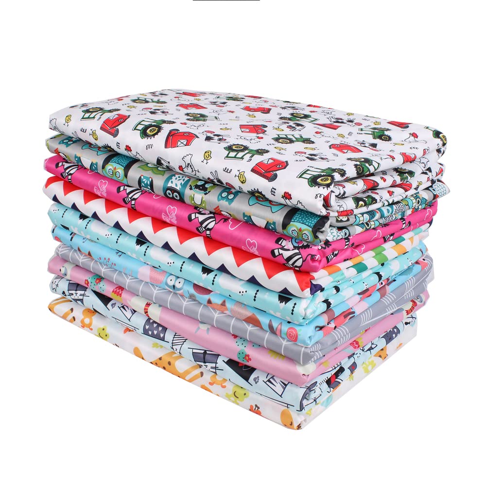 KOGITI Double Layer Waterproof Baby Diaper Fabric. Waterproof and Breathable. Perfect for Cloth Diapers Fabric (T2,39.3 Inch)