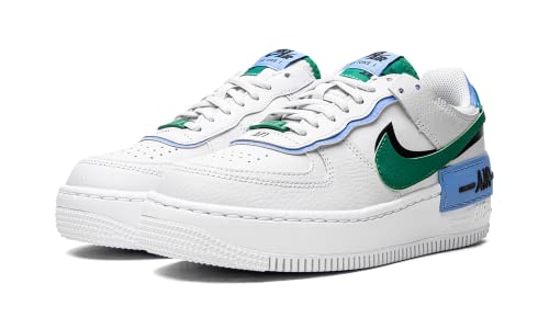 Nike Women's Air Force 1 Shoes, Photon Dust/Malachite-black, 7