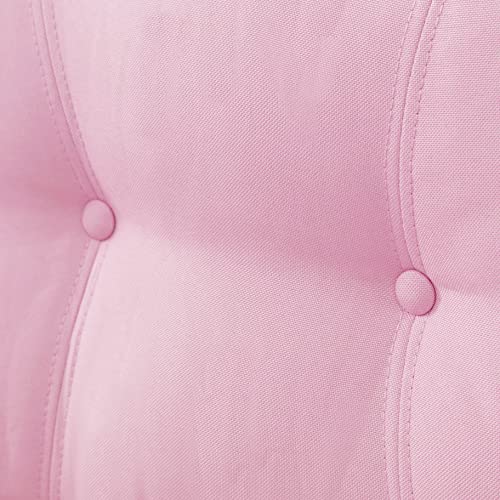 Lambgier Loveseat Sofa 52-in Small Sofa – Modern Loveseat Couch for Compact Living Space Bedroom – Pink Loveseat