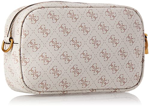 GUESS womens No Limit Crossbody Sling, Cream Logo, one size US