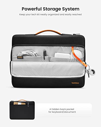 tomtoc 360 Protective Laptop Sleeve for 16-inch MacBook Pro M1/M2 Pro/Max 2023-2019 A2780 A2485, Notebook Case for Dell XPS 15, Surface Book 3, The New Razer Blade 15, ThinkPad X1 Extreme Gen 2