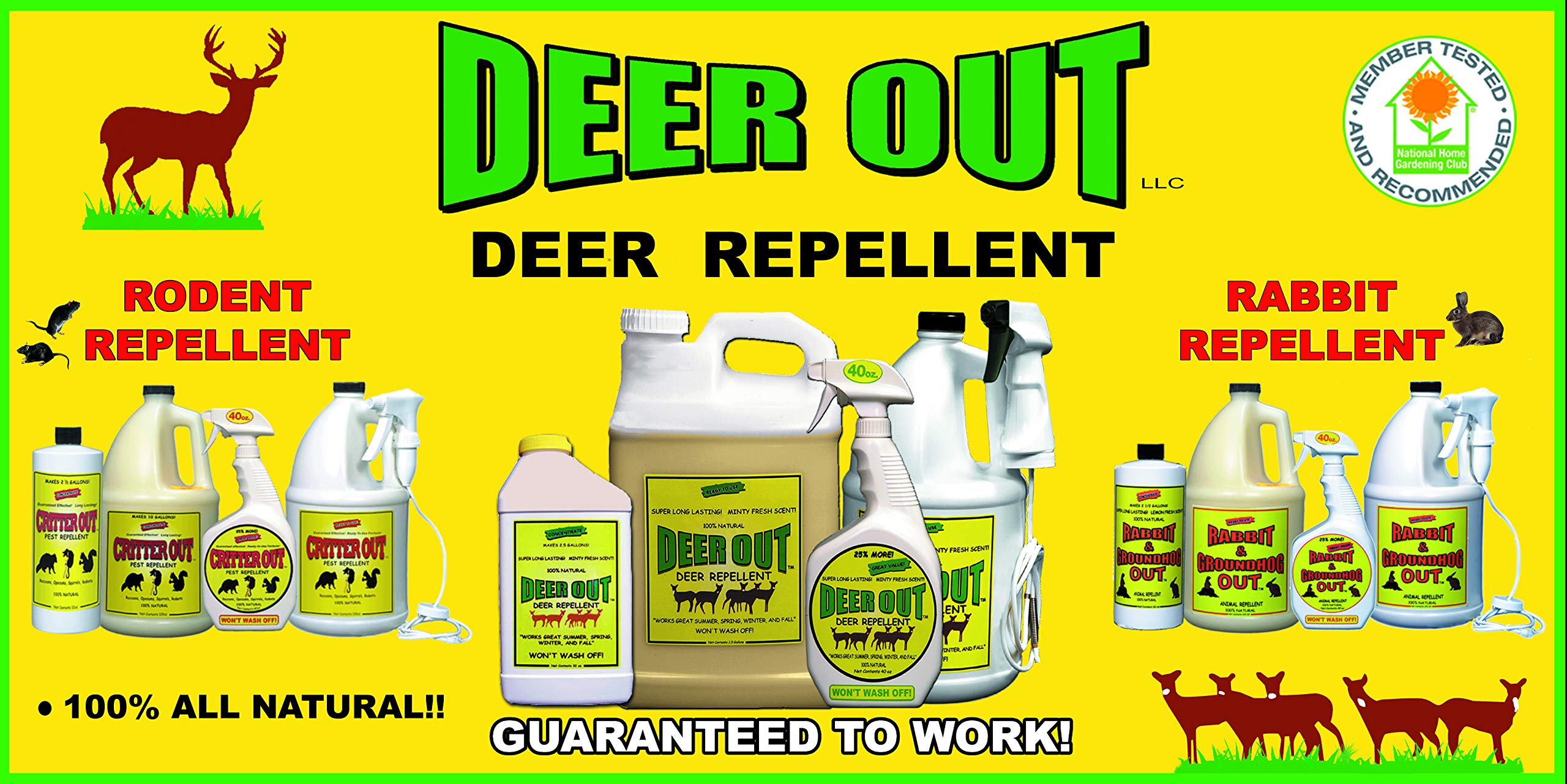 Rabbit & Groundhog Repellent: Rabbit Out 48oz Ready-to-Use