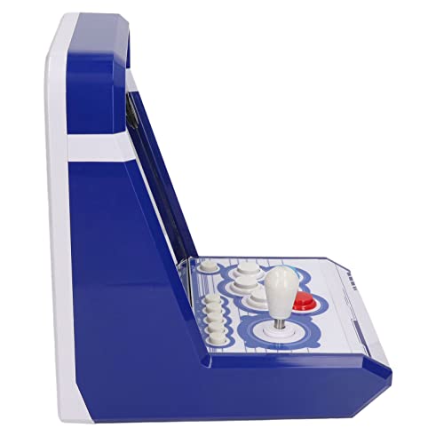 Joystick Control Game Machine, Lightweight US Plug 100‑240V Portable Mini Joystick Control Game Machine for Bar(Blue)