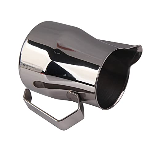 gravy boat set 350/550ml Thick Stainless Steel Espresso Latte Art Milk Frothing Pitcher Steaming Jug Foam Container gravy boat with lid (Size : 600ml)