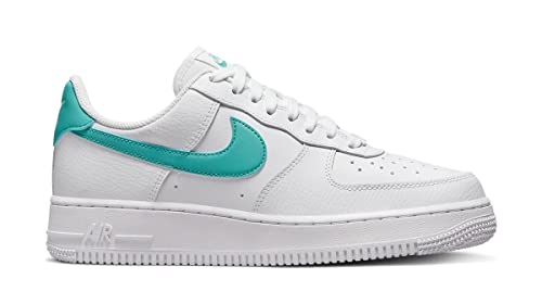 Nike Womens WMNS Air Force 1 Low DD8959 101 White/Washed Teal - Size 6W