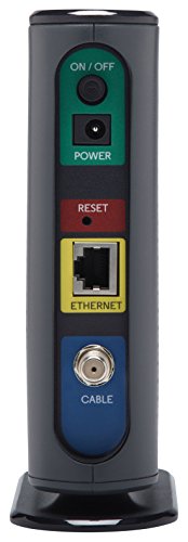 MOTOROLA 8x4 Cable Modem, Model MB7220, 343 Mbps DOCSIS 3.0, Certified by Comcast XFINITY, Time Warner Cable, Cox, BrightHouse, and More (No Wireless)